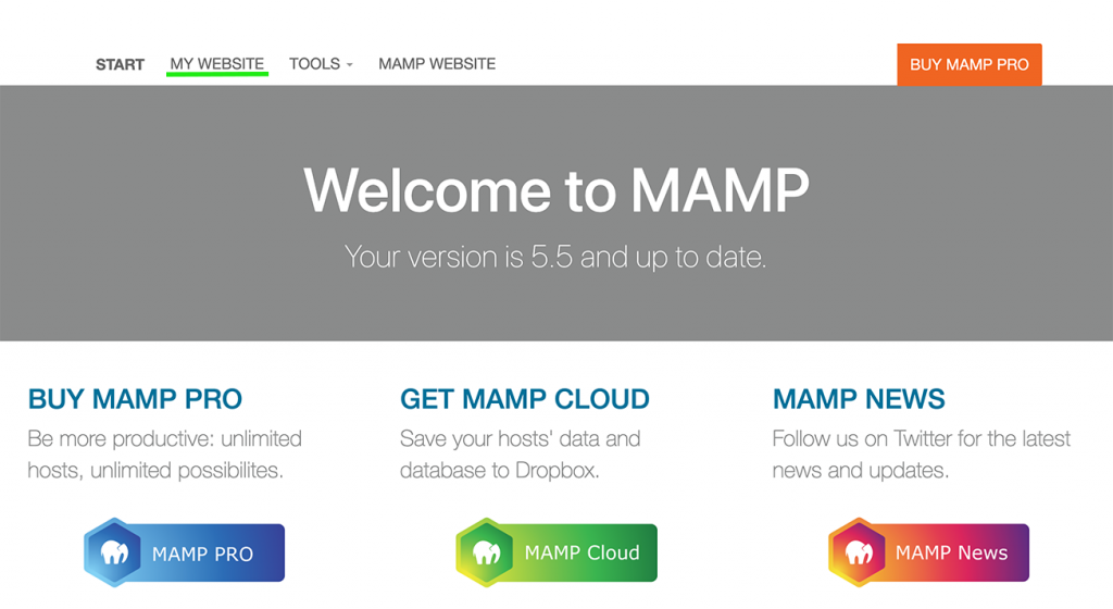 mamp-mywebsite | Web-saku