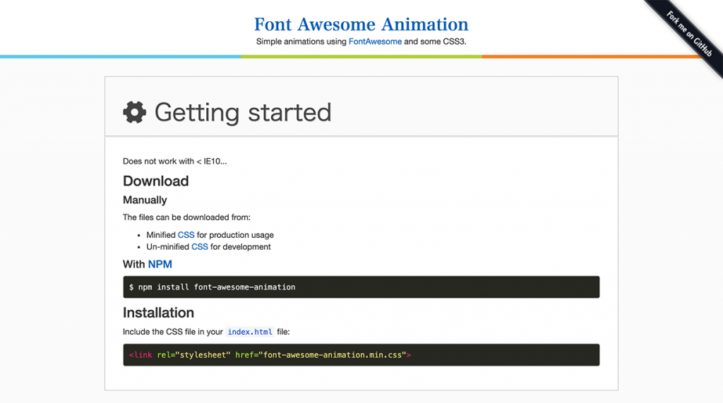 Font Awesome Animationの使い方 | Web-saku