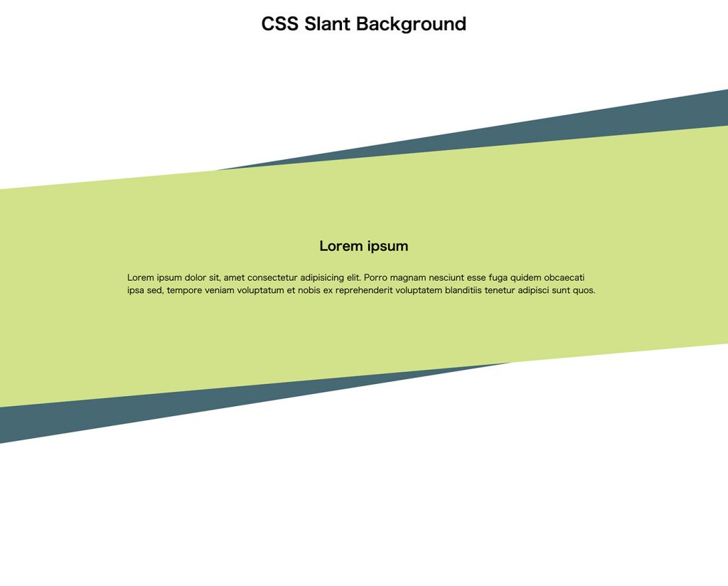 css-slant-bg-colors | Web-saku