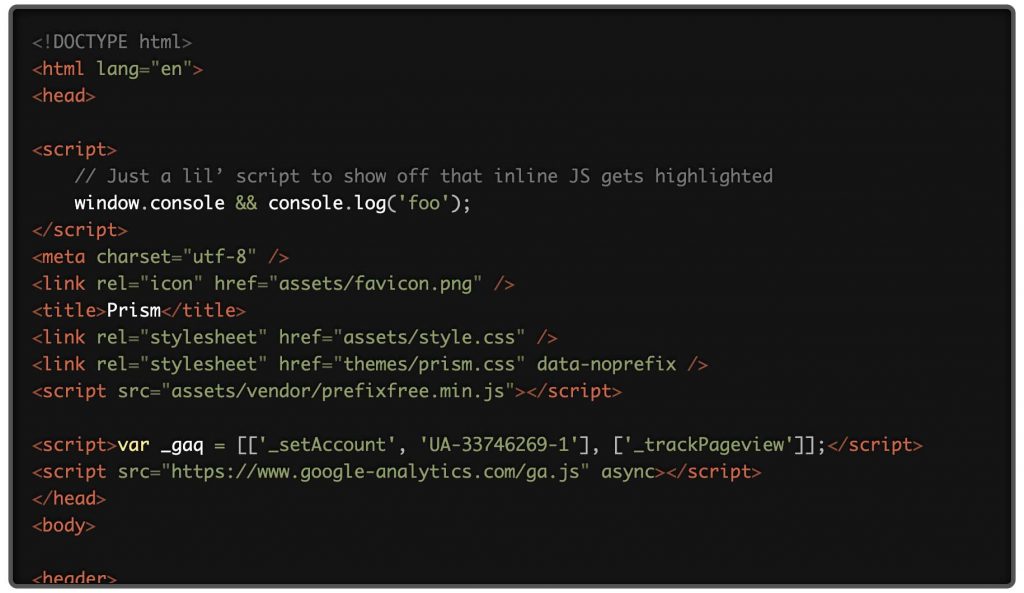 prism-theme-twilight | Web-saku