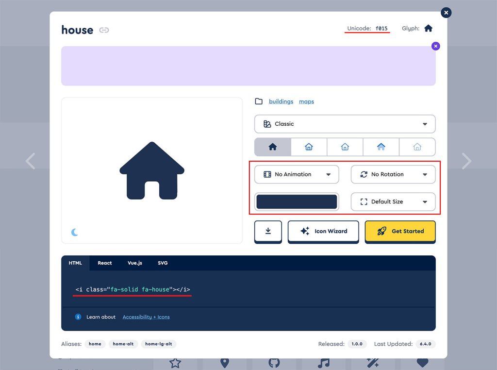 font-awesome-icon-select | Web-saku