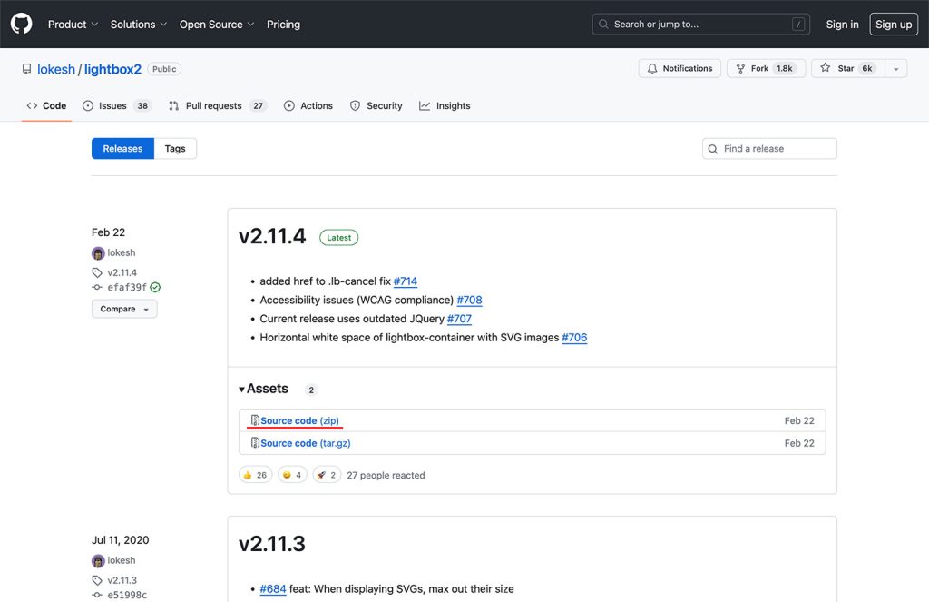 lightbox2-2.11.4-github-screenshot | Web-saku