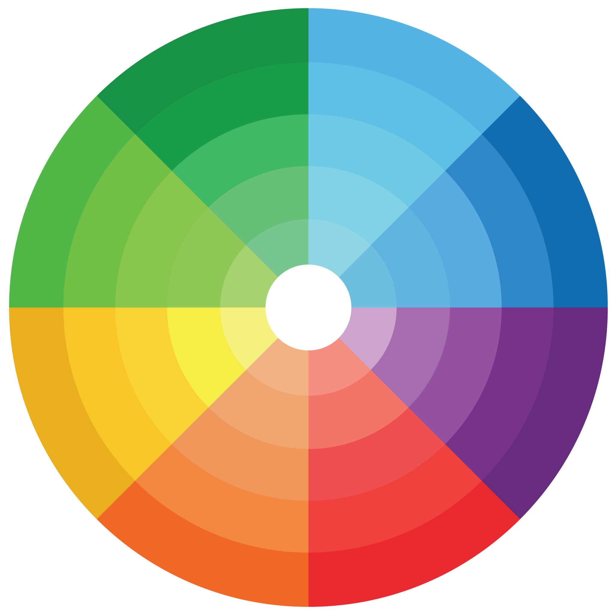 Color wheel with shade of colors. color pallete | Web-saku